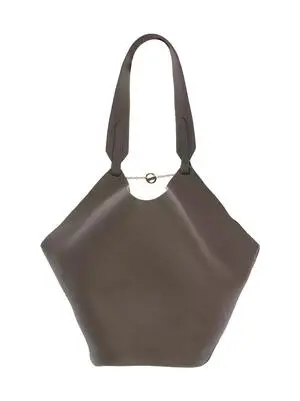 Khaite Leather Shoulder Bag - Grey