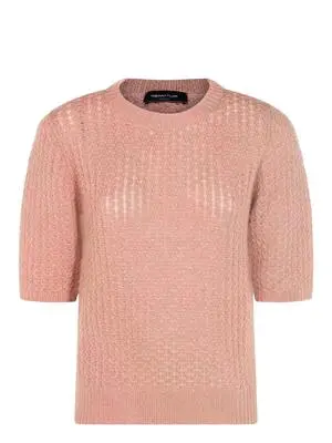 Fabiana Filippi Textured Short-sleeve Sweater - Pink