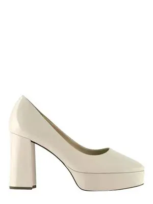 HOGL 100mm Gianna Platform Pumps - Neutrals