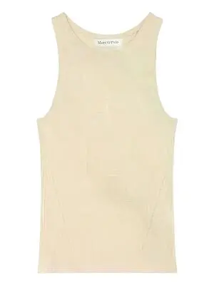 Marc O'polo Ribbed Sleeveless Tank Top - Neutrals
