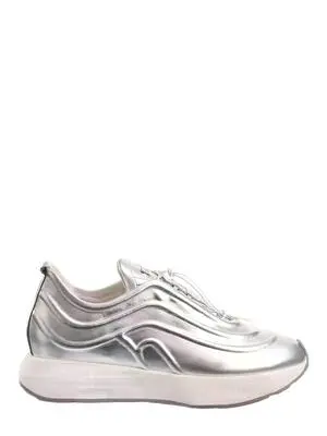 HOGL Fin Metallic Wave Sneakers - Silver