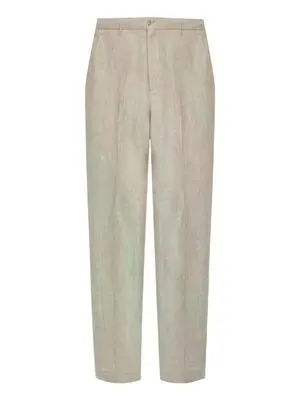 Etro Pleated Trousers - Neutrals