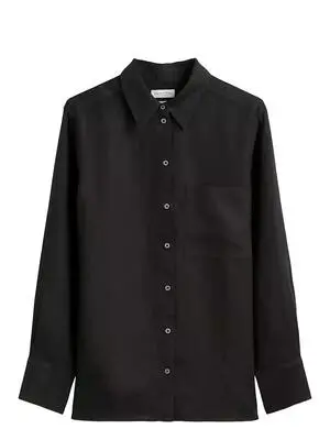MARC O'POLO Button-Down Linen Shirt