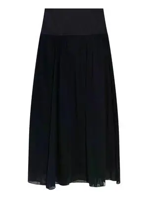 Ulla Johnson A-line Midi Skirt - Blue