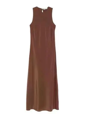 Asceno Valencia Maxi Dress - Brown