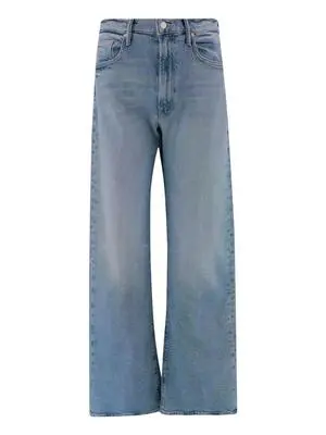 MOTHER Wide-leg Jeans - Blue
