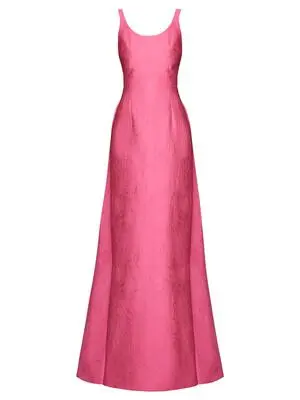 EMILIA WICKSTEAD Ninette Floral Embossed Cloqué Gown - Pink