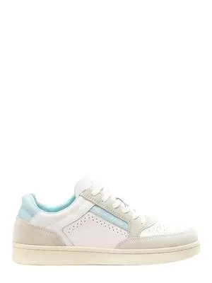 Marc O'polo Violeta Perforated Leather Low-top Sneakers - White