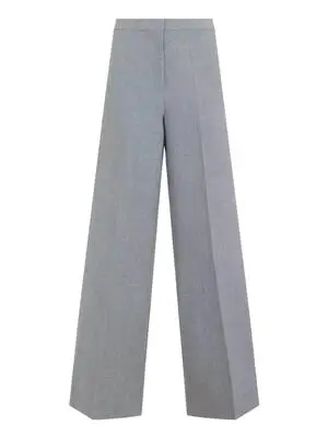 Fabiana Filippi Wide-leg Tailored Trousers - Grey