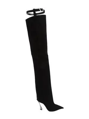 MUGLER 95mm Gater Boots - Black