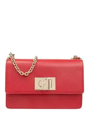 Furla Ballerina Leather Crossbody Bag - Red