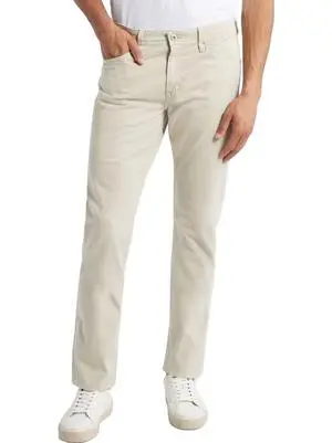 Ag Everett Slim Straight-leg Pants - Coastal Pebble