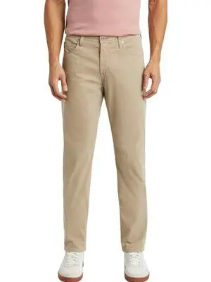 Ag Everett Slim Straight-leg Pants - Dusty Wheat