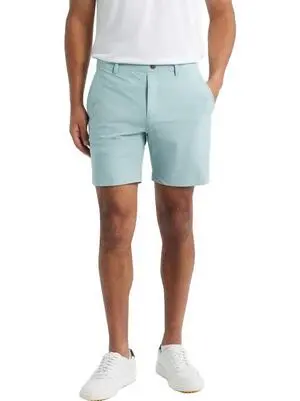 SWANNIES Bunker Flat Front Golf Shorts - Surf