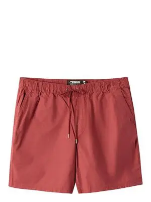 MOUNTAIN KHAKIS Stretch Poplin Deck Short - Brick