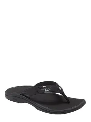 Olukai Ohana Flip Flop Black/paradise