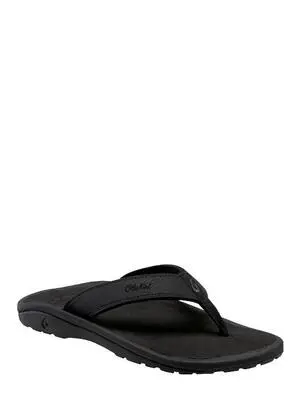 Olukai Ohana Flip Flop Black