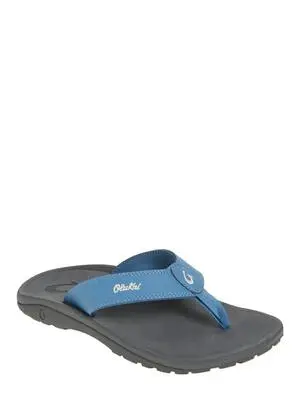 Olukai Ohana Flip Flop Blue Fog / Rock