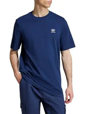 Adidas Originals By Alexander Wang Trefoil Essentials Cotton T-shirt - Night Indigo
