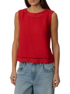 Kut From The Kloth Joanne Sleeveless Top - Tomato