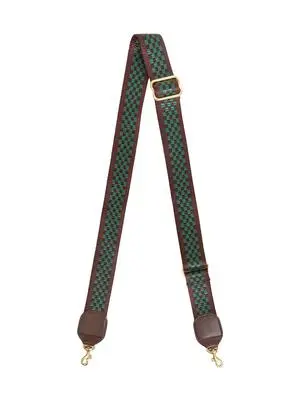 Clare V. Adjustable Crossbody Strap - Chocolate Evergreen