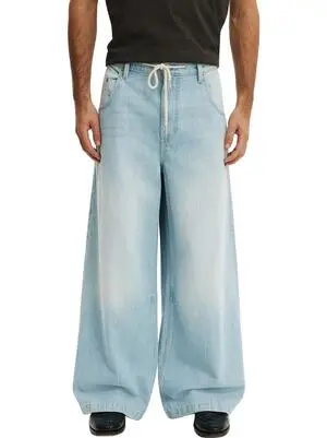 COTTON ON Cotton On Y2K Super Wide Leg Jeans Comet Blue