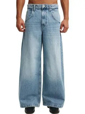 COTTON ON Y2K Super Wide Jeans Radio Blue