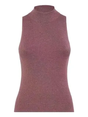 Brunello Cucinelli Knitted Top - Red