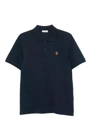 Sandro Logo-embroidered Polo Shirt - Blue