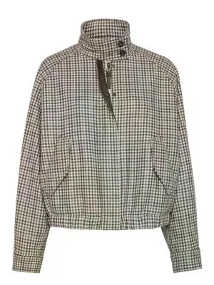 Brunello Cucinelli Checked Flannel Jacket - Neutrals