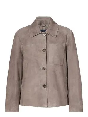 Max Mara Suede Overshirt - Grey