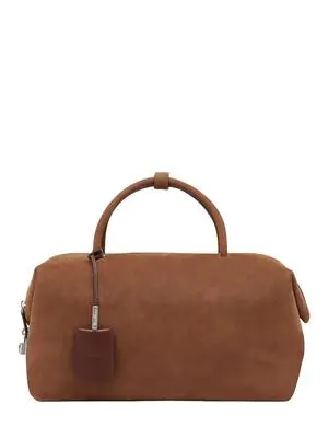 Max Mara Holdall Medium Leather Shoulder Bag - Brown