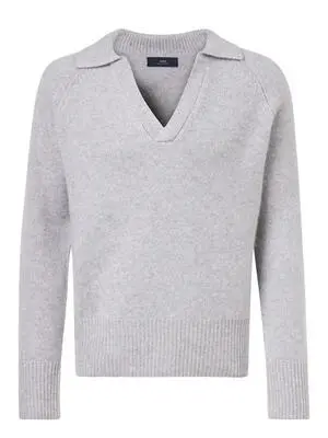 Arch4 Mr. Clifton Gate Cashmere Polo Sweater - Grey
