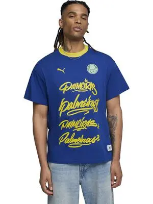 PUMA Hoops X Se Palmeiras Basketball T-shirt - Blue