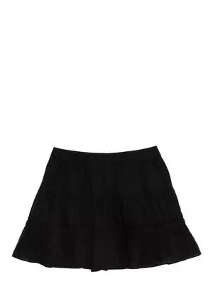 CHOCOOLATE Cotton Skirt - Black