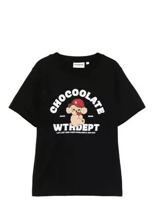 CHOCOOLATE Printed T-shirt - Black