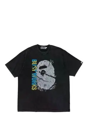 A BATHING APE Graphic-print T-shirt Black