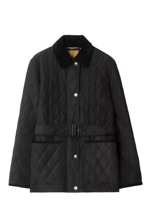 Burberry Matelassé Jacket - Black