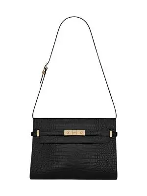 Saint Laurent Manhattan Shoulder Bag - Black