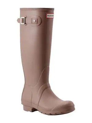 Hunter Original Tall Rain Boots Light Brown 230