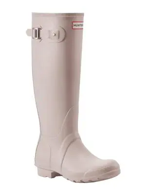 Hunter Original Tall Rain Boots Light Natural 110