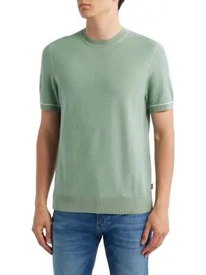 BOSS Jianfranco Cotton T-shirt - Open Green