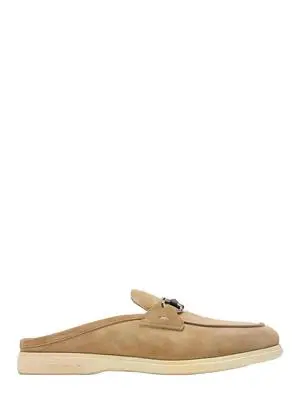 FERRAGAMO Suede Mules - Neutrals