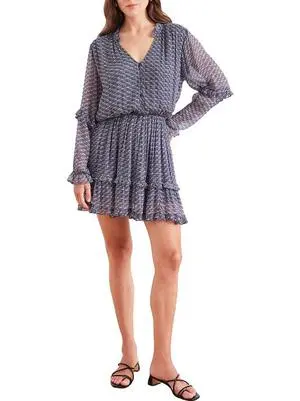PANEROS CLOTHING Tiered Ruffle Aria Mini Dress - Moonshadows