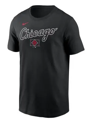 Nike Chicago White Sox City Connect Wordmark Mlb T-shirt - Black