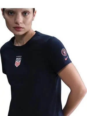 Nike Uswnt Soccer T-shirt - Blue