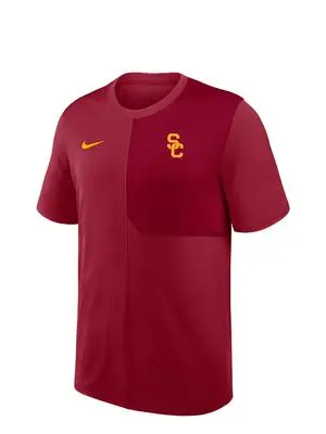 Nike Usc Sideline Coach Dri-fit College Top - Red