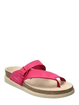 Mephisto Toe Loop Sandal Fuchsia
