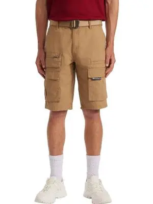 ECKO UNLTD. Cotton Cargo Shorts - Dark Khaki