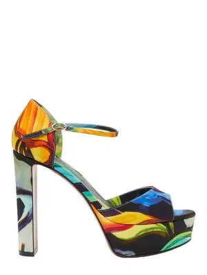 CHRISTIAN LOUBOUTIN 130mm Sandaloo Platform Sandals - Multi